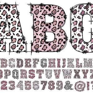 Leopard Print Alphabet PNG, Doodle Clip Art, Transparent PNG, Doodle ...