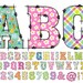 Easter Alphabet PNG, Alphabet Clip Art, PNG, Doodle Easter, Doodle ...