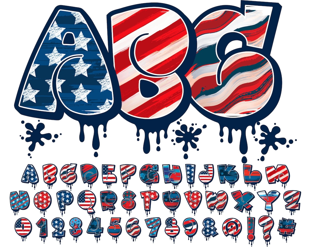 Graffiti Independence Day Letters PNG, Doodle Letters, 4th of July ...