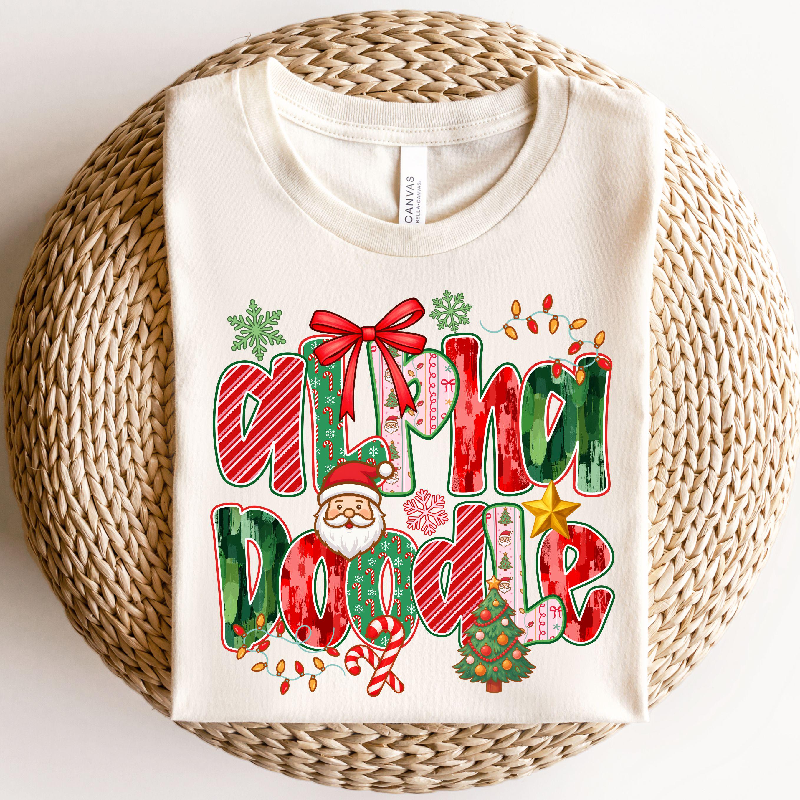 Preppy Christmas Alphabet, Preppy Christmas PNG, Christmas Preppy ...