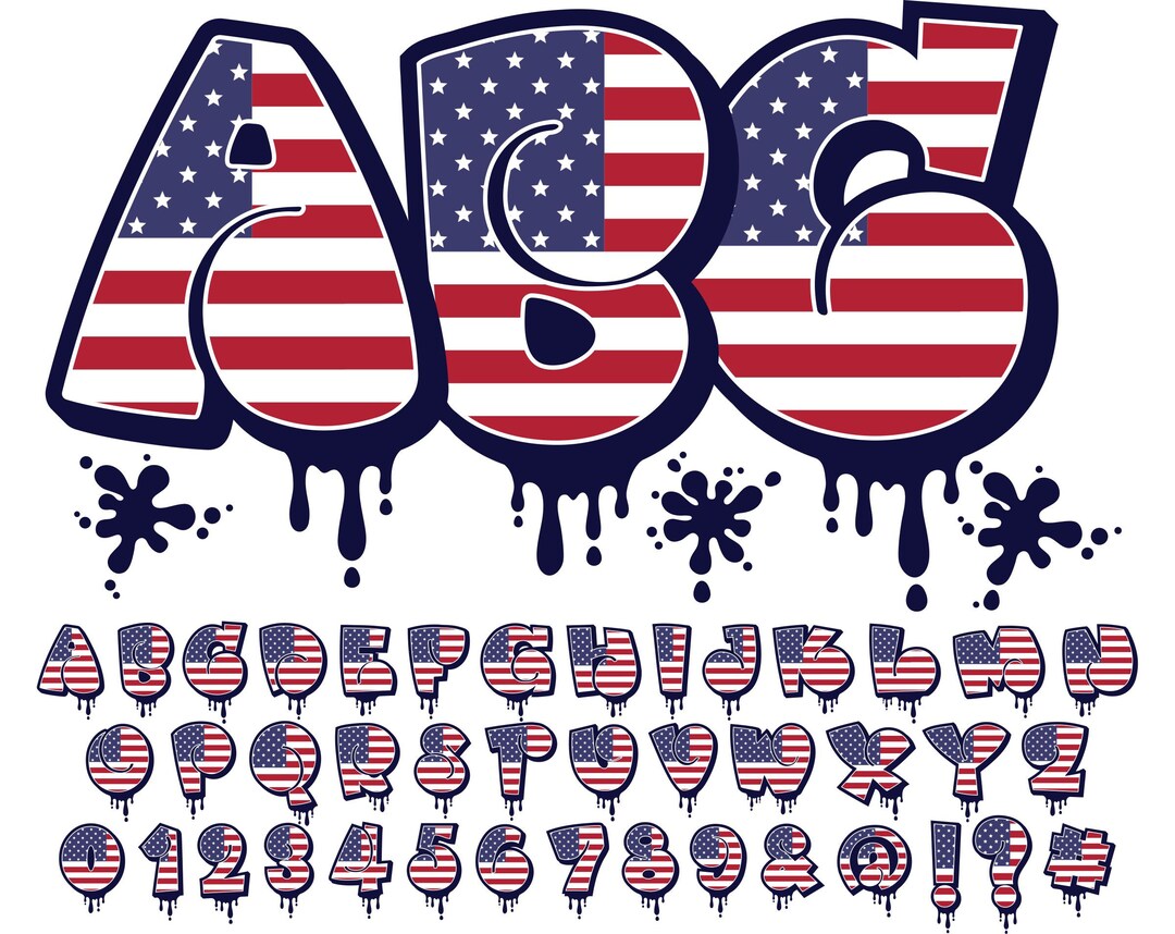 Graffiti Independence Day Letters PNG, Doodle Letters, 4th of July ...