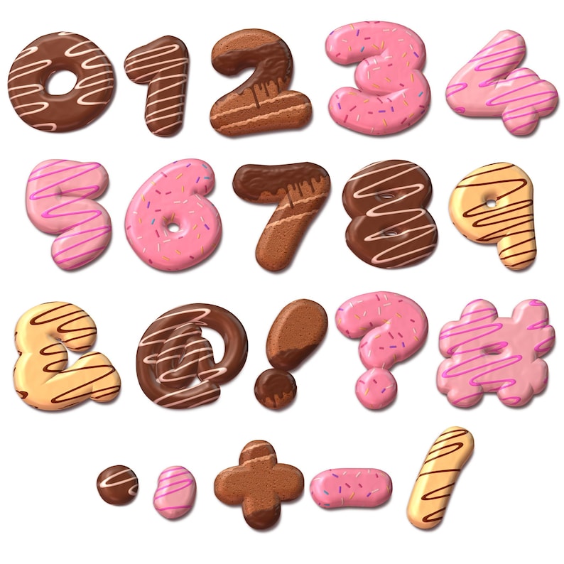 Cookies 3D Letters PNG Cookies Alphabet Clip Art PNG Candy | Etsy