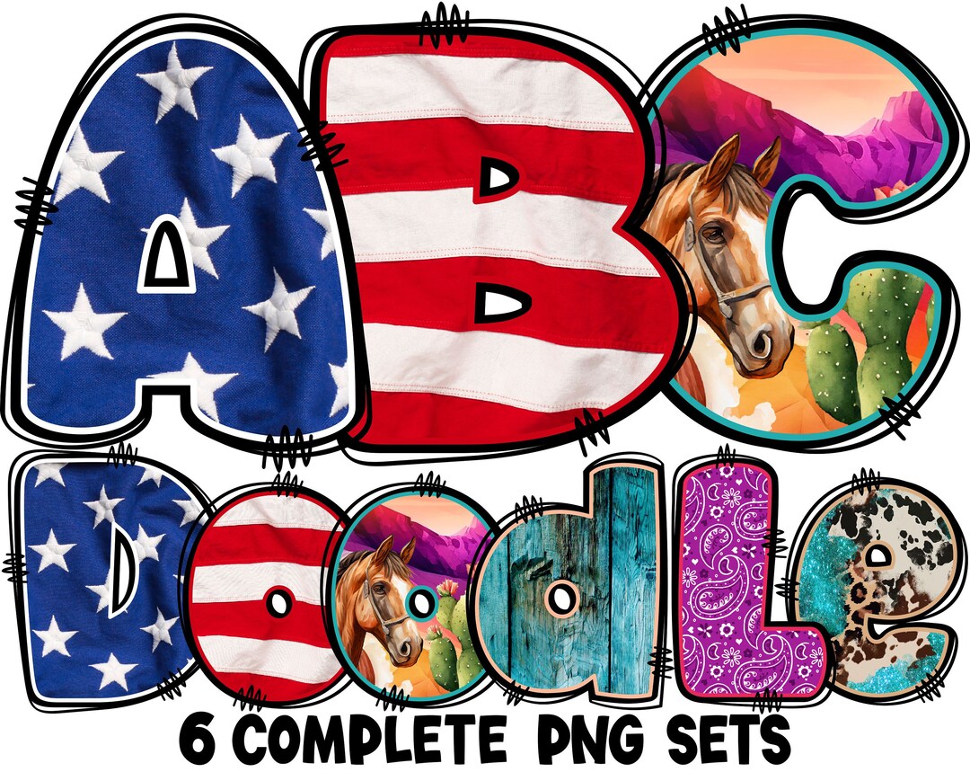 Patriotic Alphabet PNG, 4th of July, Independence Day, PNG Letters ...