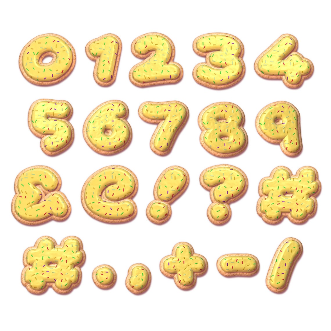 Cookies 3D Letters PNG Cookies Alphabet Clip Art PNG Candy - Etsy