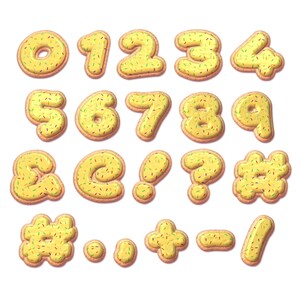 Cookies 3D Letters PNG, Cookies Alphabet Clip Art, PNG, Candy Letters ...