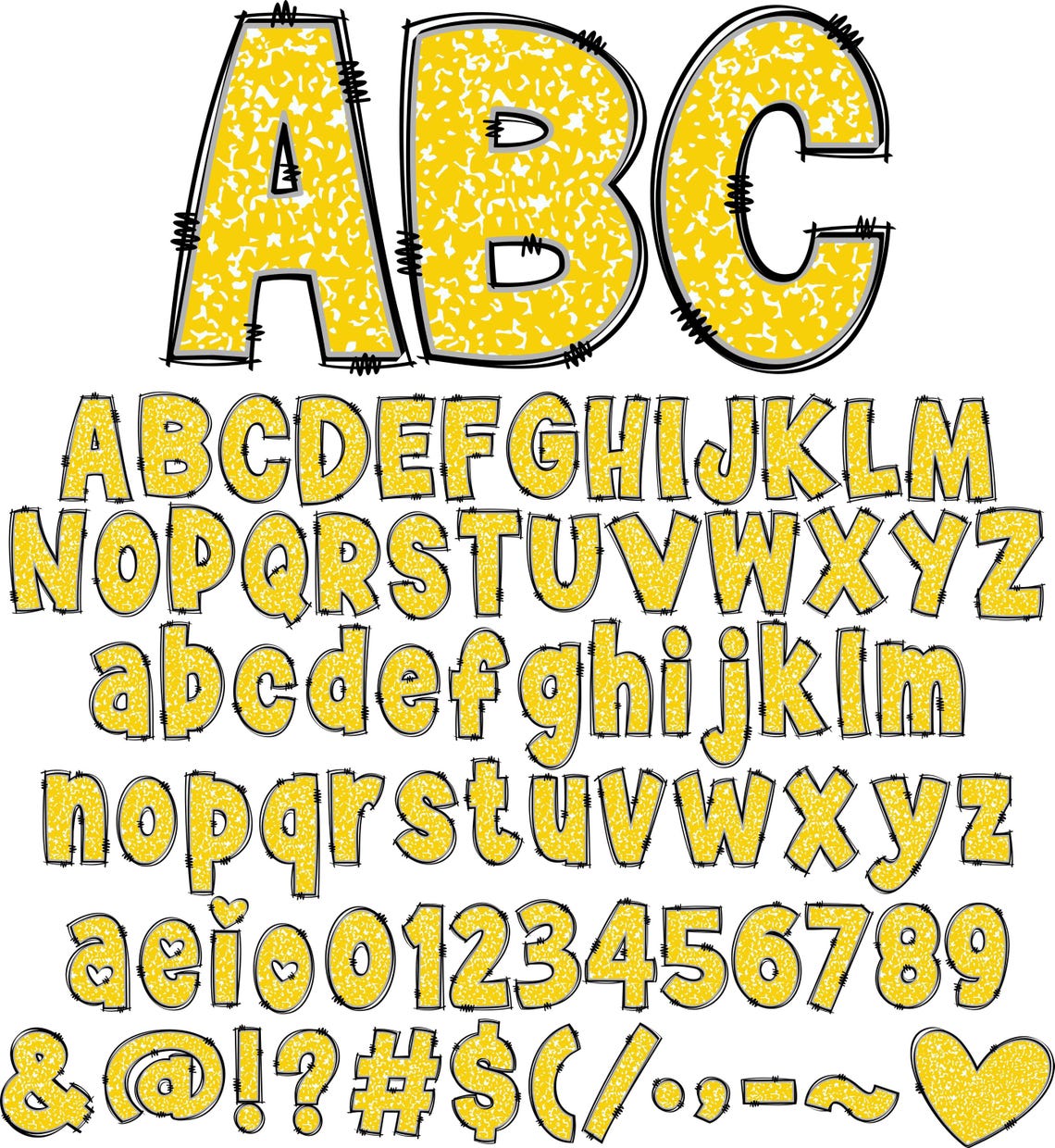 School Letters & Numbers PNG, Alpha Doodle, Doodle Letters, Composition ...