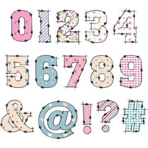 Valentine's Day Alphabet PNG, Love Alphabet Clip Art, PNG, Doodle ...