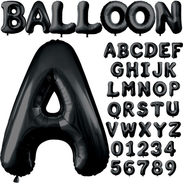 Alphabet Balloons - Etsy
