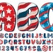 Retro Independence Day Letters PNG, 4th of July Letters, Patriotic ...