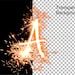 Sparks PNG Letters, Transparent Background, Fire Alphabet Clip Art, PNG ...