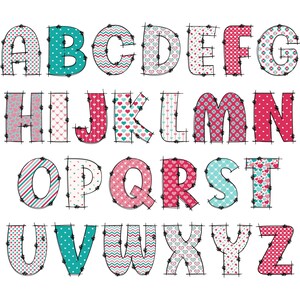 Valentine's Day Letters PNG, Love Alphabet Clip Art, PNG, Doodle ...