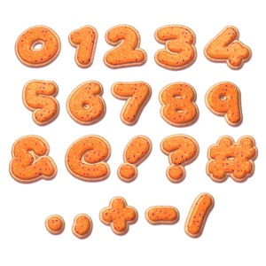 Cookies 3D Letters PNG, Cookies Alphabet Clip Art, PNG, Candy Letters ...