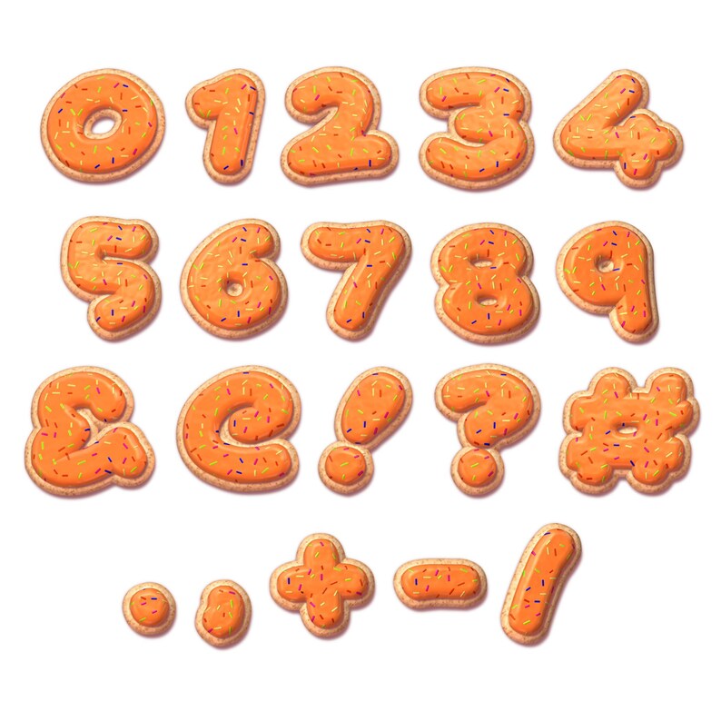Cookies 3D Letters PNG Cookies Alphabet Clip Art PNG Candy | Etsy