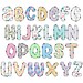 Easter Alphabet PNG, Alphabet Clip Art, PNG, Doodle Easter, Doodle ...