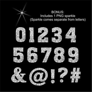 PNG Silver Glitter Letters, Sparkle Clip Art, Letters Alphabet Numbers ...