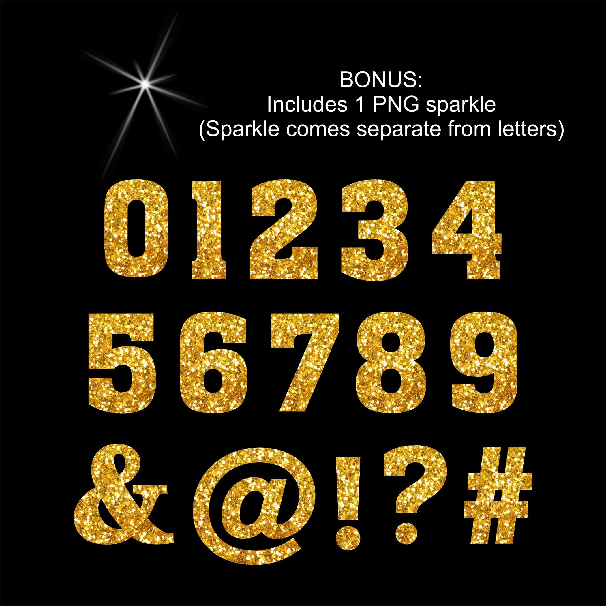 PNG Gold Glitter Alphabet Sparkle Clip Art Letters Alphabet | Etsy