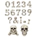 Halloween Bones Alphabet PNG, Skull Alphabet Clip Art, Transparent PNG ...
