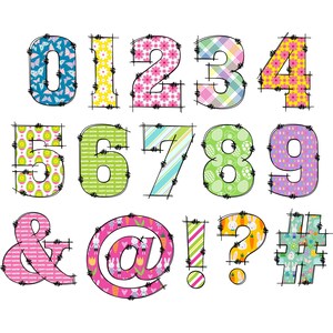 Easter Alphabet PNG, Alphabet Clip Art, PNG, Doodle Easter, Doodle ...