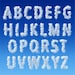 Clouds PNG Letters, Transparent Background, Clouds Alphabet Clip Art ...