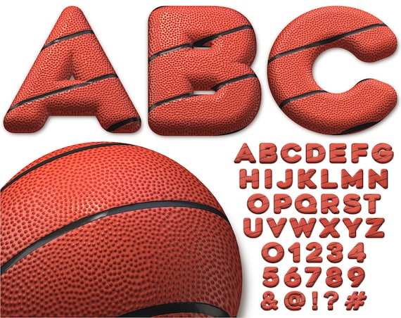 Alphabet Letters Sports Theme Art