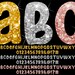 Bundle PNG Glitter Letters Sparkle Clip Art Letters Alphabet - Etsy