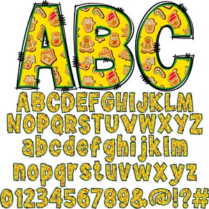 Christmas Alphabet PNG, Gingerbread Cookie, Christmas Letters ...