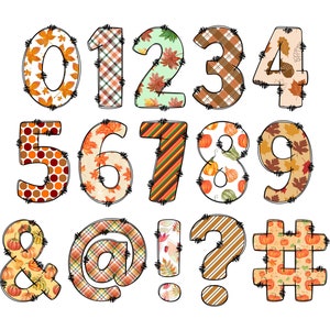 Fall Autumn Clipart Alphabet PNG, Watercolor Alphabet, Transparent PNG ...