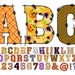 Halloween Clipart Alphabet PNG Doodle Alphabet Clip Art - Etsy