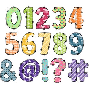 Valentine's Day Alphabet PNG, Love Alphabet Clip Art, PNG, Doodle ...