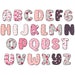 Faux Applique Valentine's Day Alphabet PNG, Love Alphabet Clip Art, PNG ...