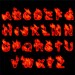 Red Fire PNG Letters, Transparent Background, Flame Alphabet Clip Art ...