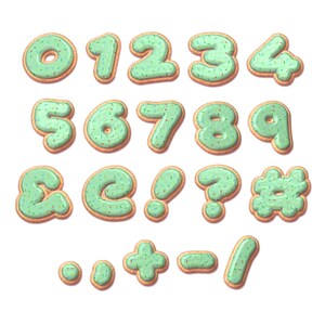 Cookies 3D Letters PNG, Cookies Alphabet Clip Art, PNG, Candy Letters ...