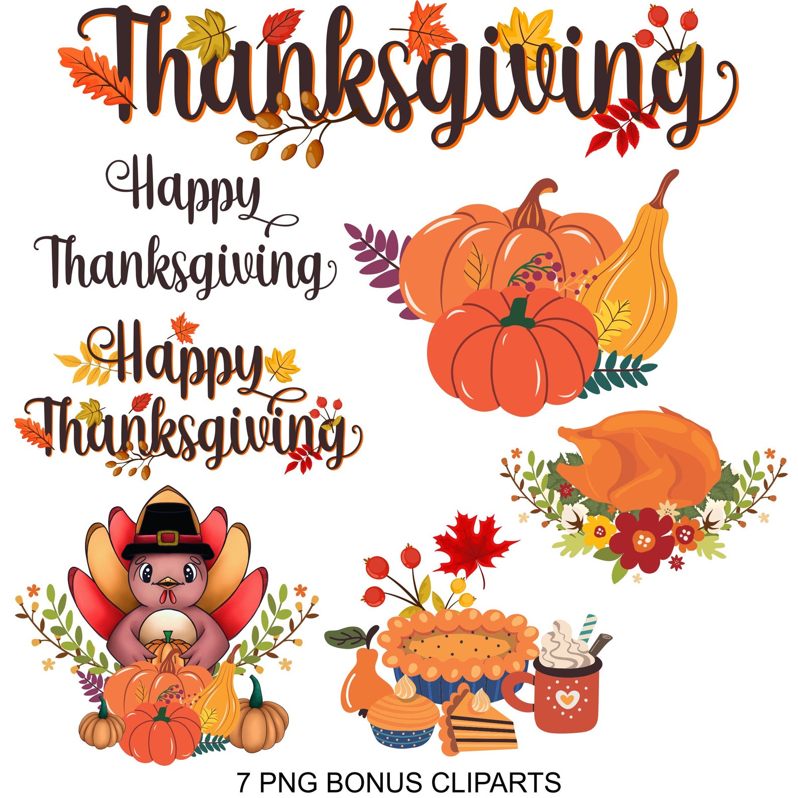 Thanksgiving Alphabet PNG, Happy Thanksgiving, Thanksgiving Day, Alpha ...