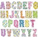 Easter Alphabet PNG, Alphabet Clip Art, PNG, Doodle Easter, Doodle ...