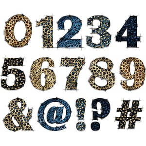 Leopard Print Alphabet PNG, Doodle Clip Art, Transparent PNG, Doodle ...