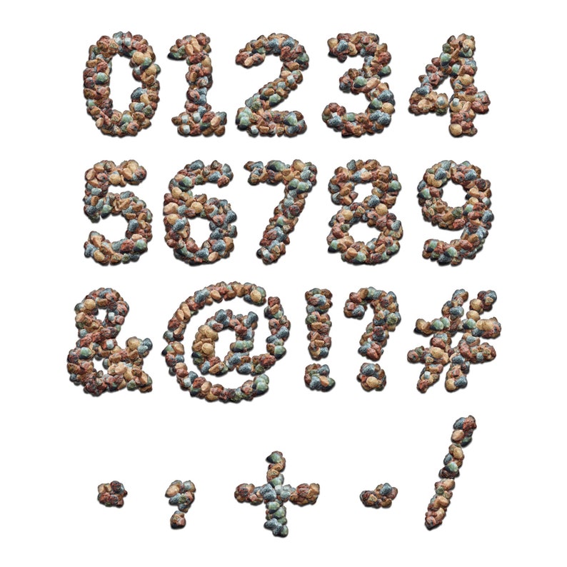 Rocks PNG Letters, Transparent Background, 3D Rock Alphabet Clip Art ...