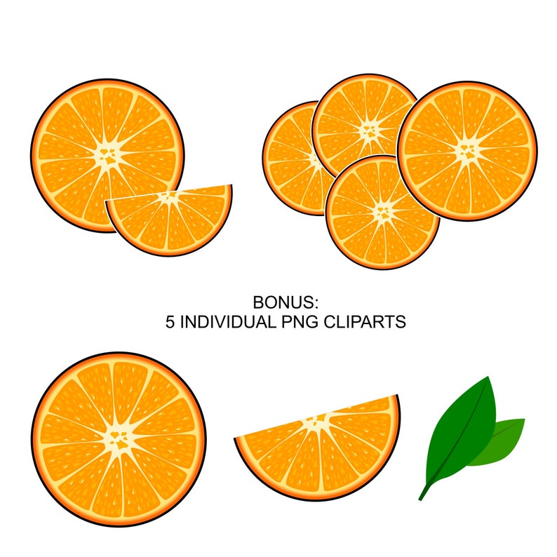 Orange Alphabet PNG Fruit Letters Fruit Doodle Fruit - Etsy