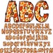 BUNDLE Fall Autumn Alphabet PNG, Fall, Alpha Doodle, Letters, Fall ...