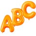 Orange Balloon PNG Letters, Transparent Background, Balloon Alphabet ...