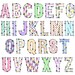 Easter Alphabet PNG, Alphabet Clip Art, PNG, Doodle Easter, Doodle ...