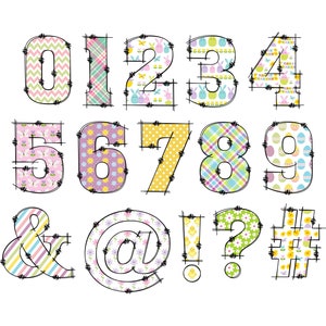 Easter Alphabet PNG, Alphabet Clip Art, PNG, Doodle Easter, Doodle ...