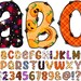 Halloween Clipart Alphabet PNG, Doodle Alphabet Clip Art, Transparent ...