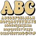Groovy Alphabet PNG, Retro Boho Letters, Retro Doodle, Groovy Doodle ...