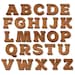 3D Wood PNG Letters, Transparent Background, Wooden Alphabet Clip Art ...