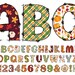 Thanksgiving Clipart Alphabet PNG Watercolor Alphabet Clip - Etsy
