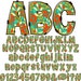 BUNDLE Fall Autumn Alphabet PNG, Fall, Alpha Doodle, Letters, Fall ...