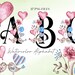 Valentine's Day Letters PNG Alphabet Clip Art PNG - Etsy