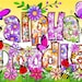 BUNDLE Spring Floral Alphabet PNG, Doodle Alpha, Doodle Flowers, Doodle ...