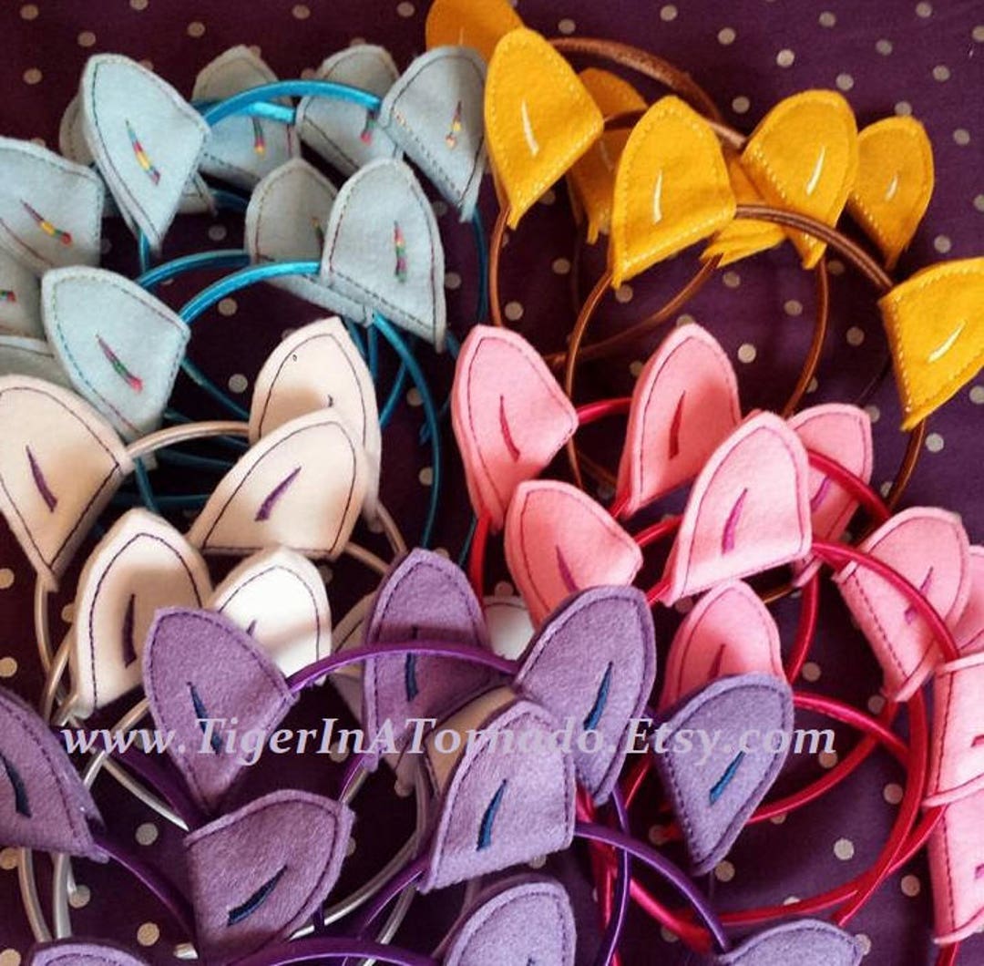 Party Pack! 24 Felt Pony Ears Headband - Free Shipping! - Etsy