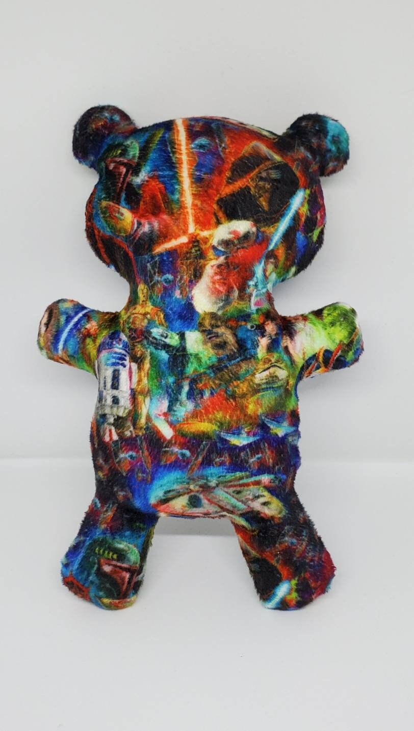 Space Wars Star Teddy Bear Stuffie - Etsy